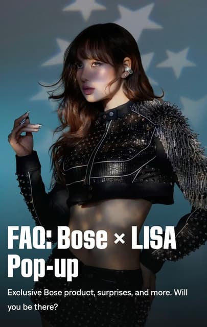 #分享 LISA與BOSE展開聯名合作 - BLACKPINK板 | Dcard