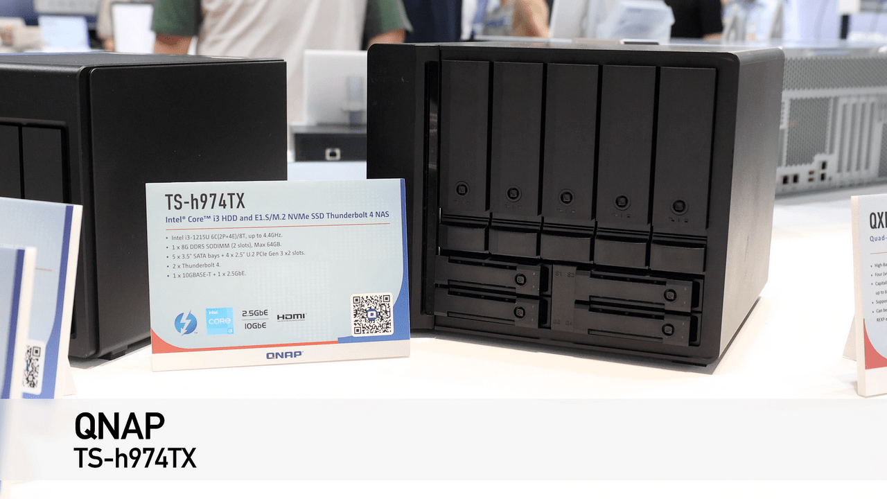 威聯通 COMPUTEX，HA 解決方案亮相！還有AI 應用、備份策略與多款 QNAP 新機一次看 - EnterBox (@enterbox) | Dcard