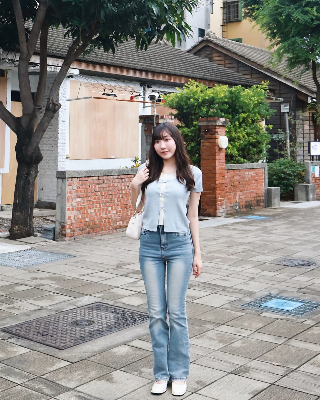 156cm的牛仔褲日常穿著 #電力滿格密技 - 穿搭板 | Dcard