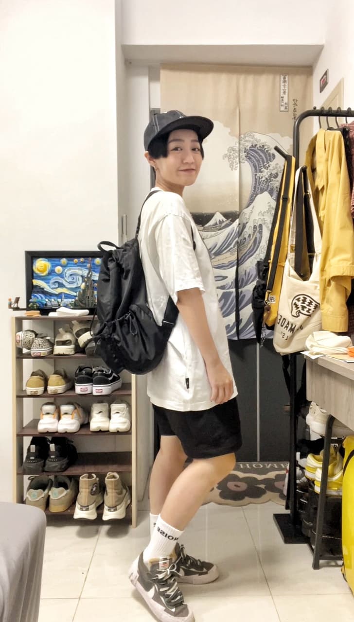 #日常穿搭 GU Unisex穿搭Cp值好高的兩穿寬版工作褲 - 穿搭板 | Dcard