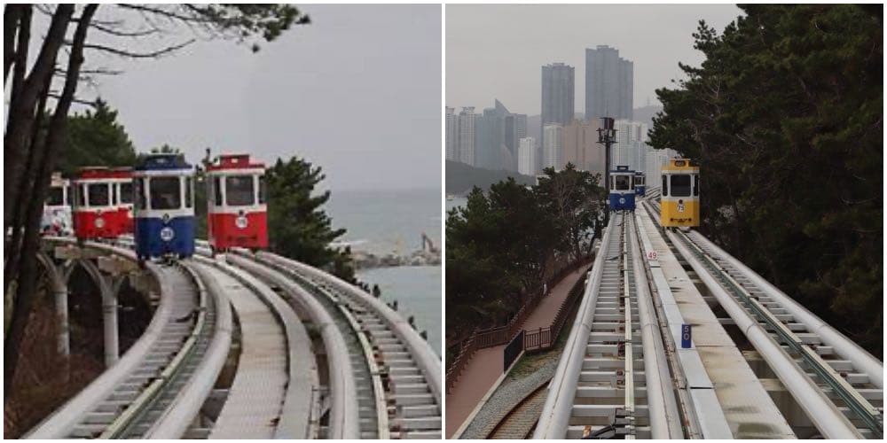 海雲台BLUE LINE PARK藍線公園 -Sky Capsule(天空膠囊列車)預約方法與搭乘方法全介紹 - 來趣釜山-米斯湘 ...