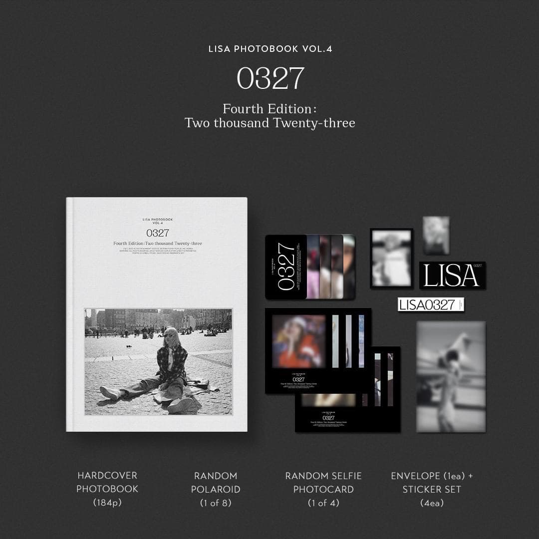 #消息 LISA 0327 Photobook VOL.4 預購🔥 - BLACKPINK板 | Dcard