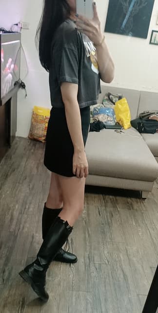 #分享 #gu 開叉褲裙 #caco傑利鼠上衣 - 穿搭板 | Dcard