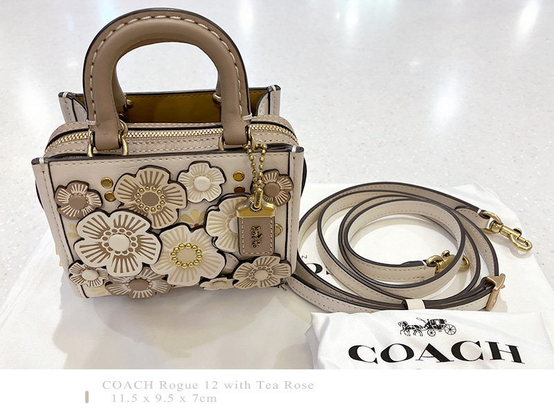 #開箱 Coach Rogue 12 白色茶香玫瑰 - 精品板 | Dcard