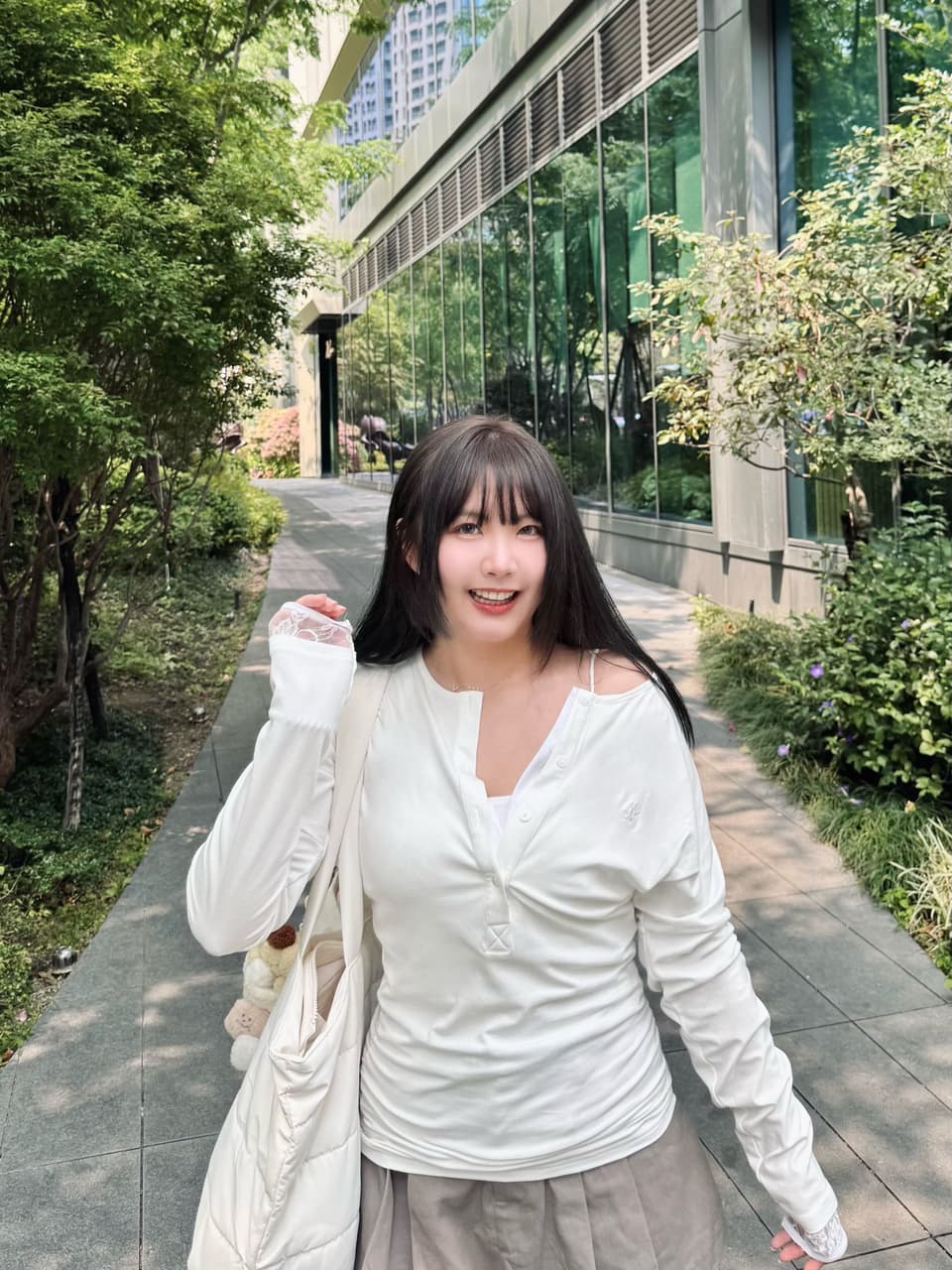 160cm微肉𝟓套春夏溫柔淡色系穿搭☁️🐋 - 穿搭板 | Dcard