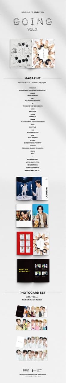 #情報 SEVENTEEN [GOING] Magazine Vol.2 勾引雜誌2.0來啦💕 - SEVENTEEN板 | Dcard