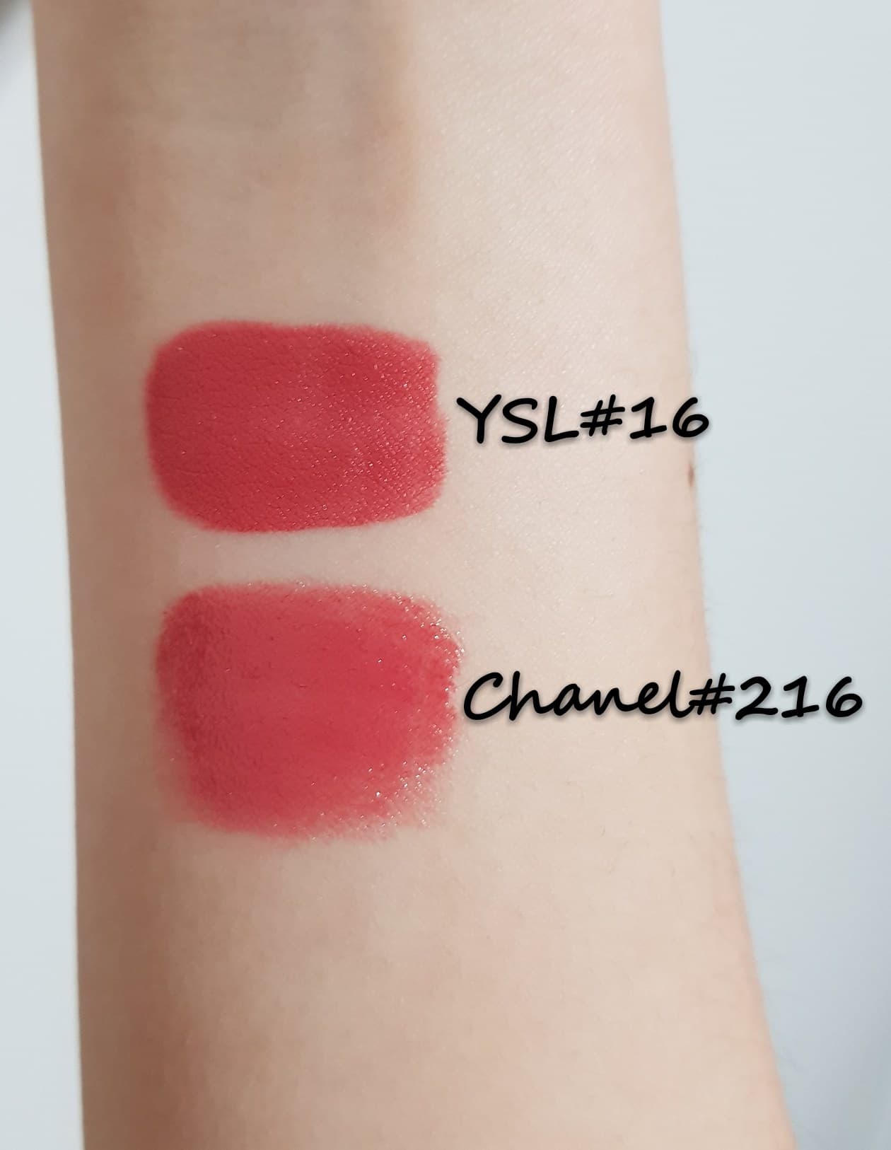 💄YSL#16跟Chanel#216一模一樣!? - 美妝板 | Dcard