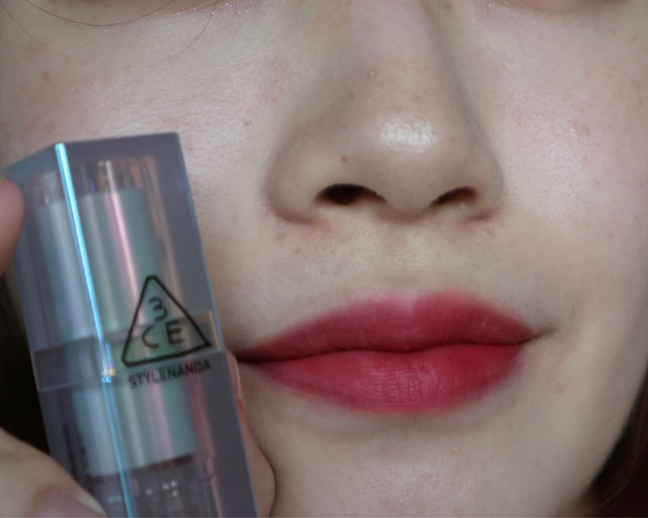 #一週一試色 💄3CE冰塊唇膏-Cold Space🧊 - 美妝板 | Dcard