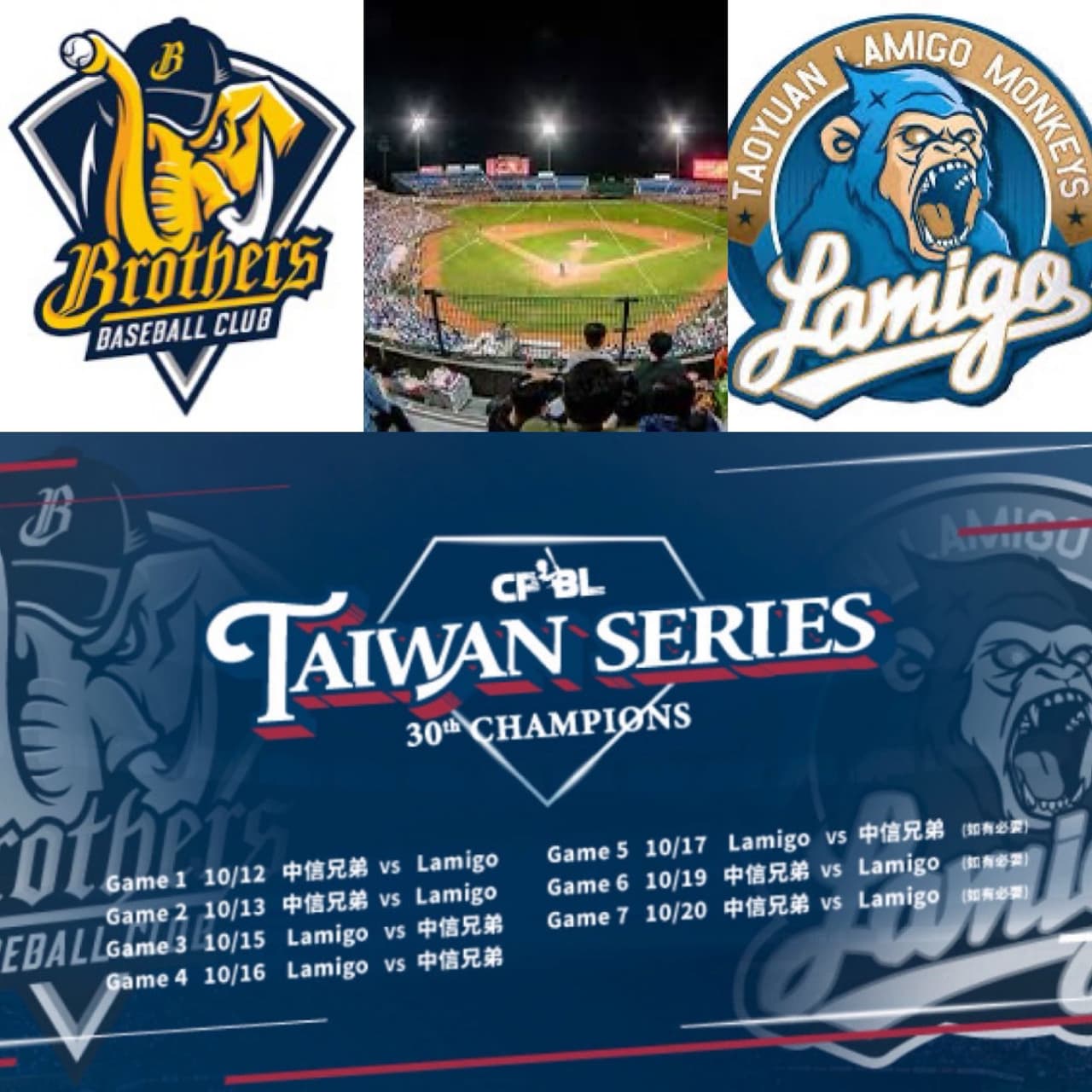 2019 中職總冠軍賽模擬 G1 / 中信兄弟 3:6 LAMIGO 桃猿 / 比賽結束 - 笑一笑投入你懷裡然後撒嬌 (@crybaby_9035) | Dcard