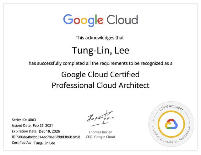 #分享 轉職必備 Google Cloud Architect 雲端架構師證照介紹、考試心得與準備方式 - 軟體工程師板 | Dcard