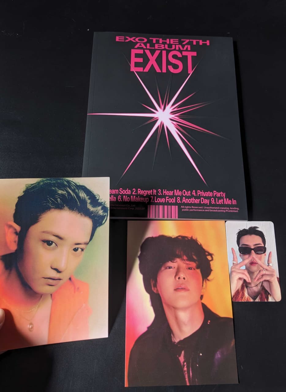 #開箱 EXO正規7輯 EXIST(E、X、O版)開箱 - EXO板 | Dcard