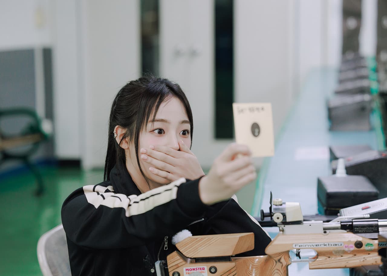 #分享 【the qoo】射箭時有花郎美的NewJeans Minji - NewJeans(NJZ)板 | Dcard