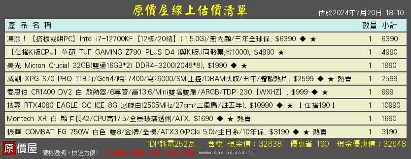 33k桌機配單請益 - 3C板 | Dcard