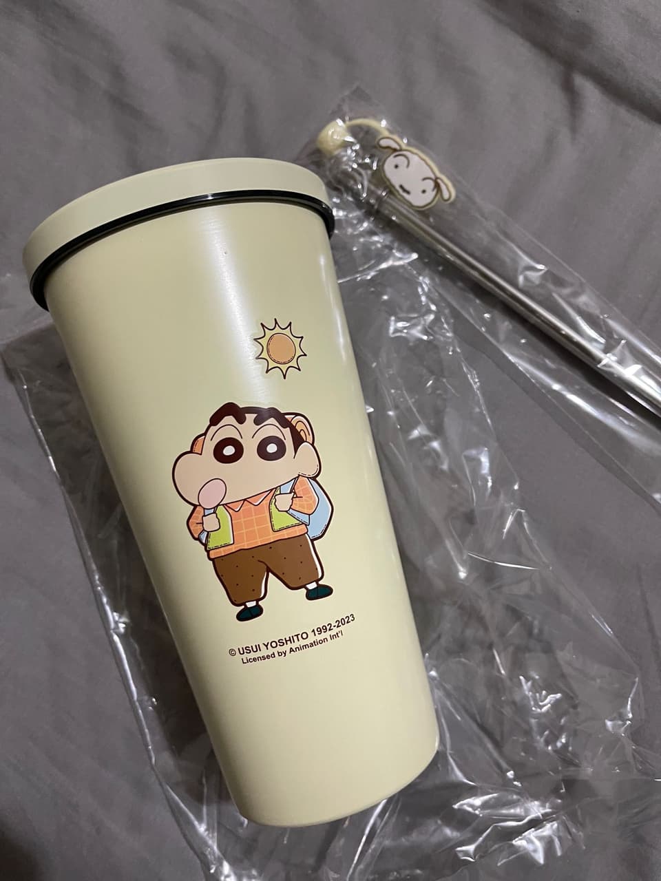 #交換 711蠟筆小新不鏽鋼杯！（交換） - B14 留言 | Dcard