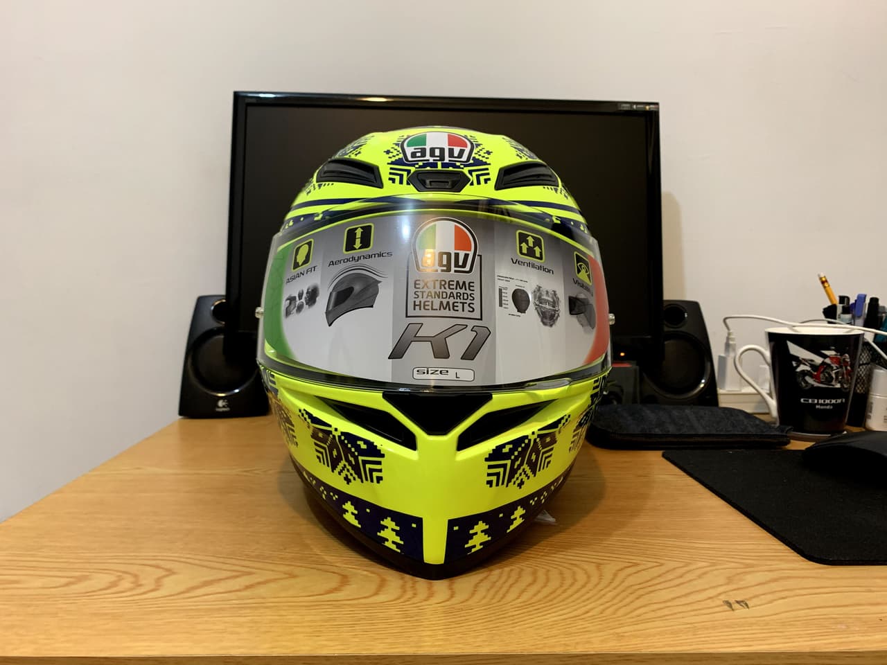 AGV K1 雪花帽 開箱 - 機車板 | Dcard