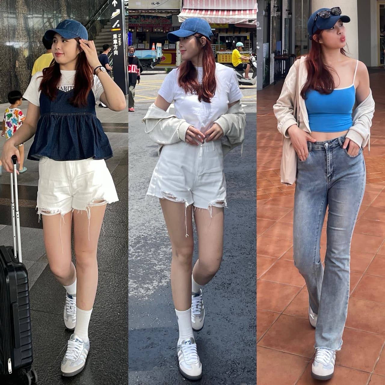#日常穿搭 170Vi 南部30°C連假3套穿搭分享🥵🧢🎀 #我來開箱 - 穿搭板 | Dcard