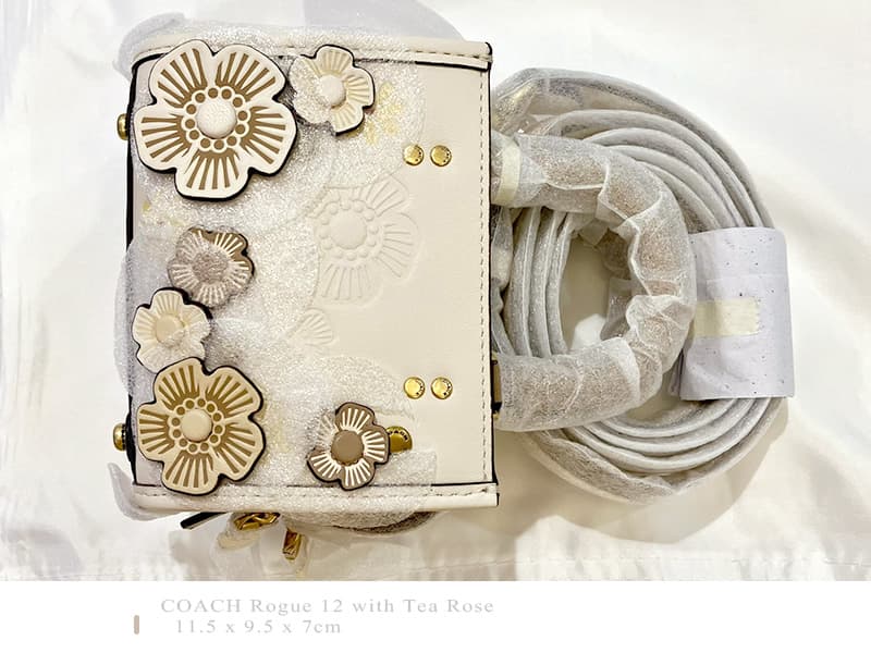 #開箱 Coach Rogue 12 白色茶香玫瑰 - 精品板 | Dcard