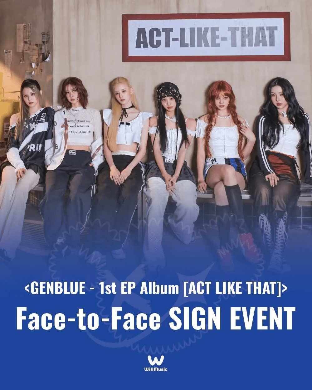 #消息 GENBLUE-ACT LIKE THAT台灣北中南簽售 - 幻藍小熊板 | Dcard