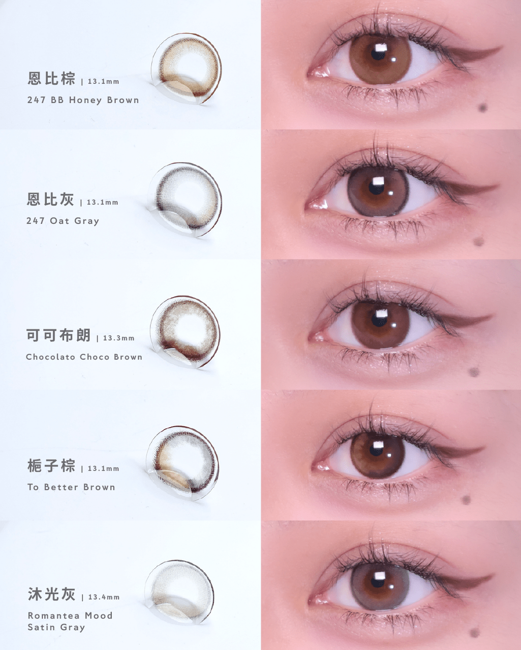 五款Lenstown新品日拋實戴分享♡ ˚˖𓍢ִִ໋🌼 - 李 紈 (@oh0711) | Dcard