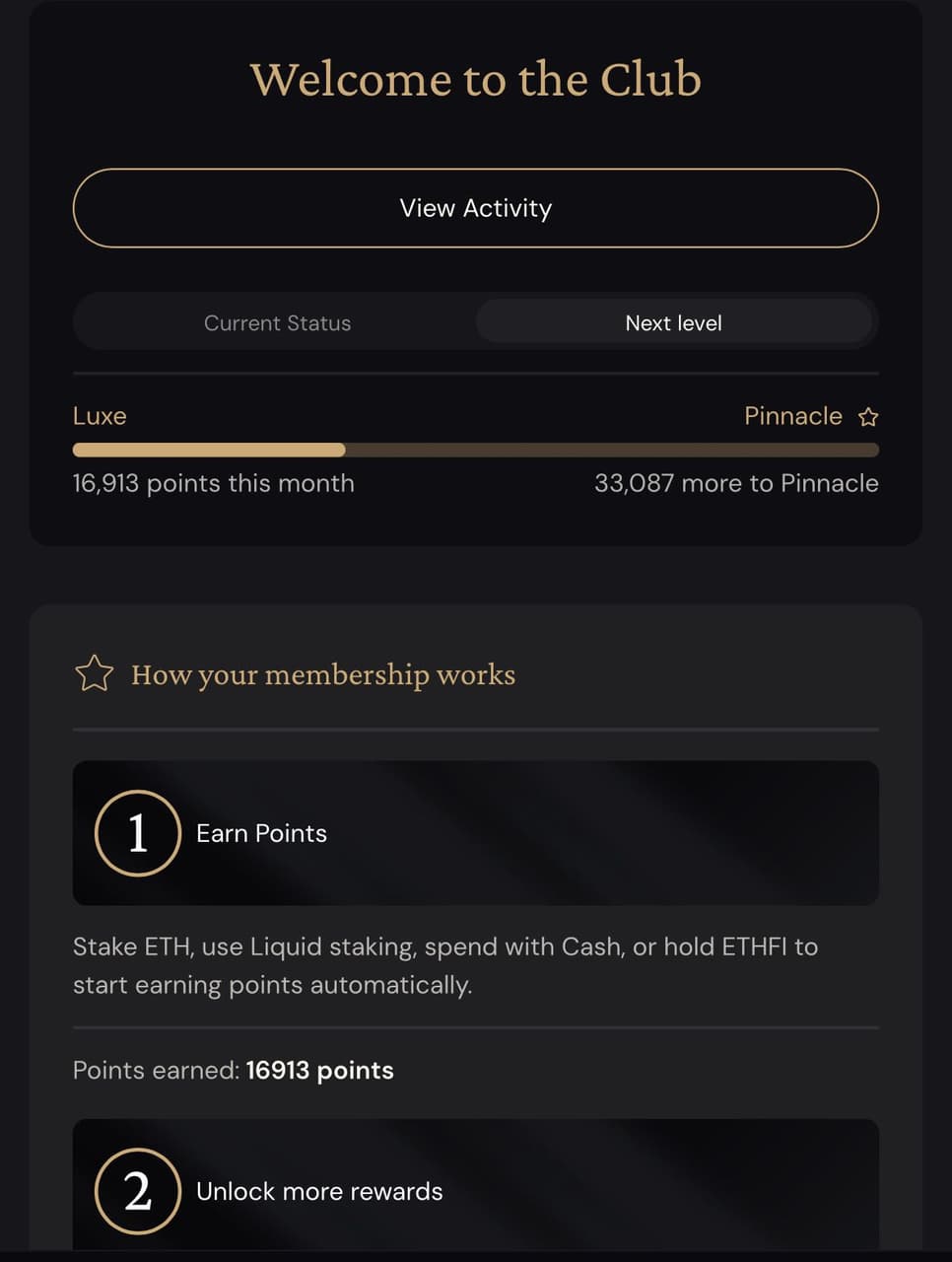 Etherfi開放會員積分系統。 - 默默投入使未來更好 (@riceballbro) | Dcard
