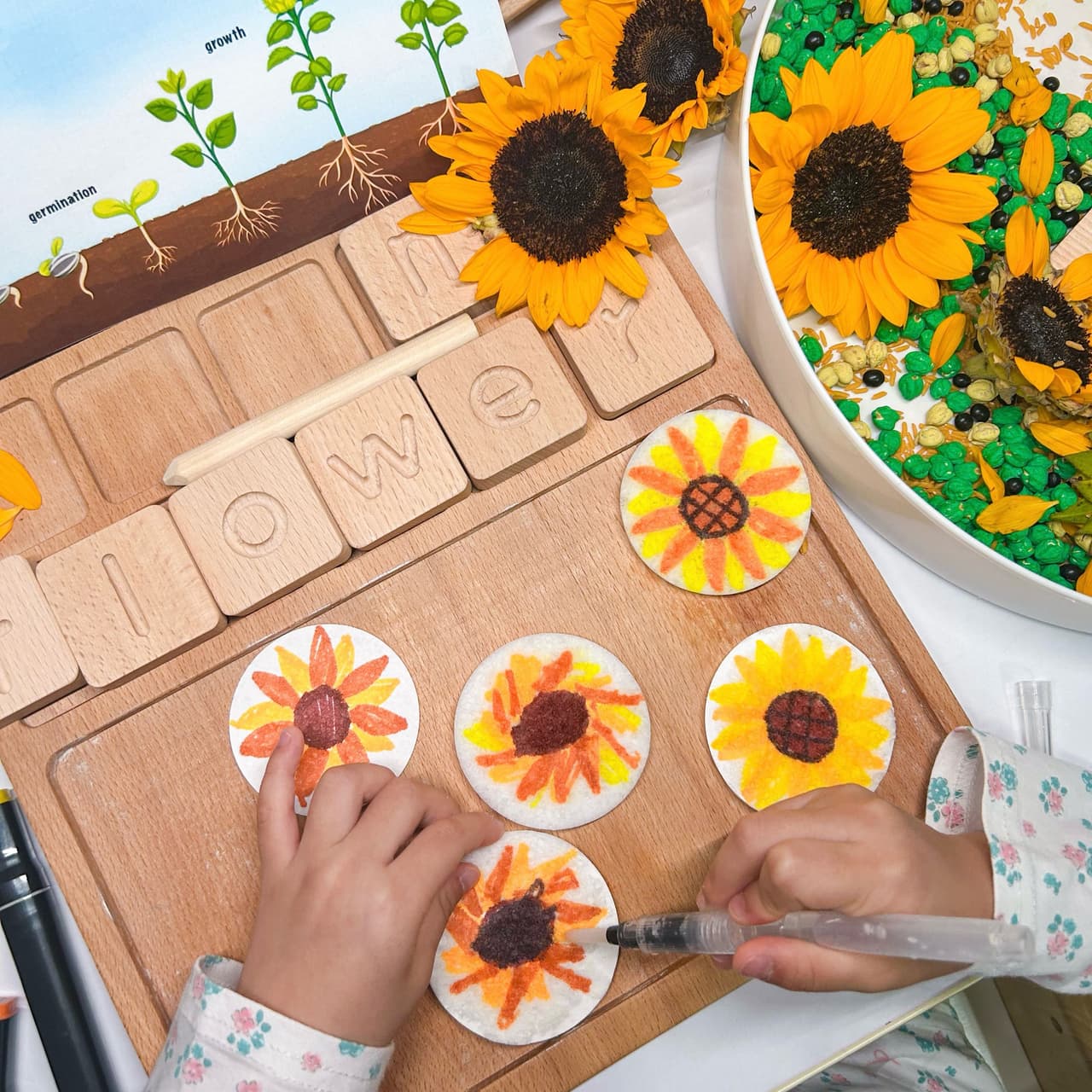 //繪本分享//親愛的梵谷先生-延伸向日葵感官活動 - 泡波媽沈浸式育兒 (@bubblepan) | Dcard