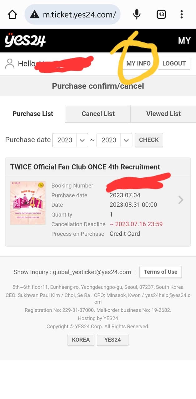 #詢問 Yes24網站登入問題 - TWICE板 | Dcard