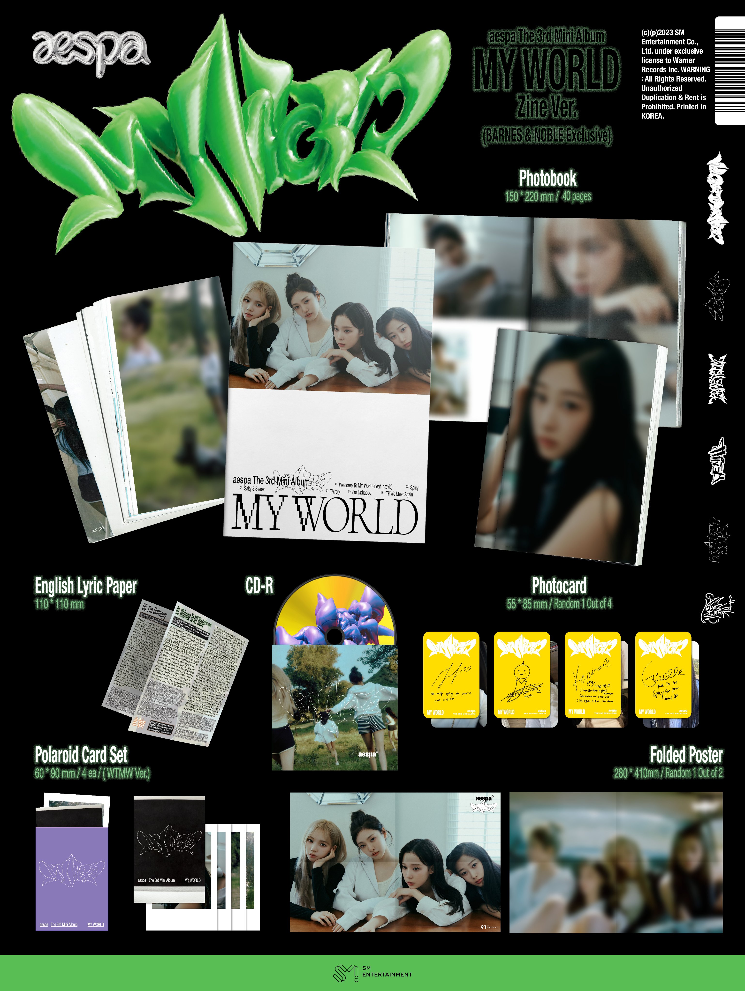 #資訊 迷你三輯〖MY WORLD〗專輯配置 - aespa板 | Dcard