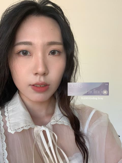 金智媛同款的空靈系灰調隱眼🩶OLENS Ending Gray - 隱形眼鏡板 | Dcard