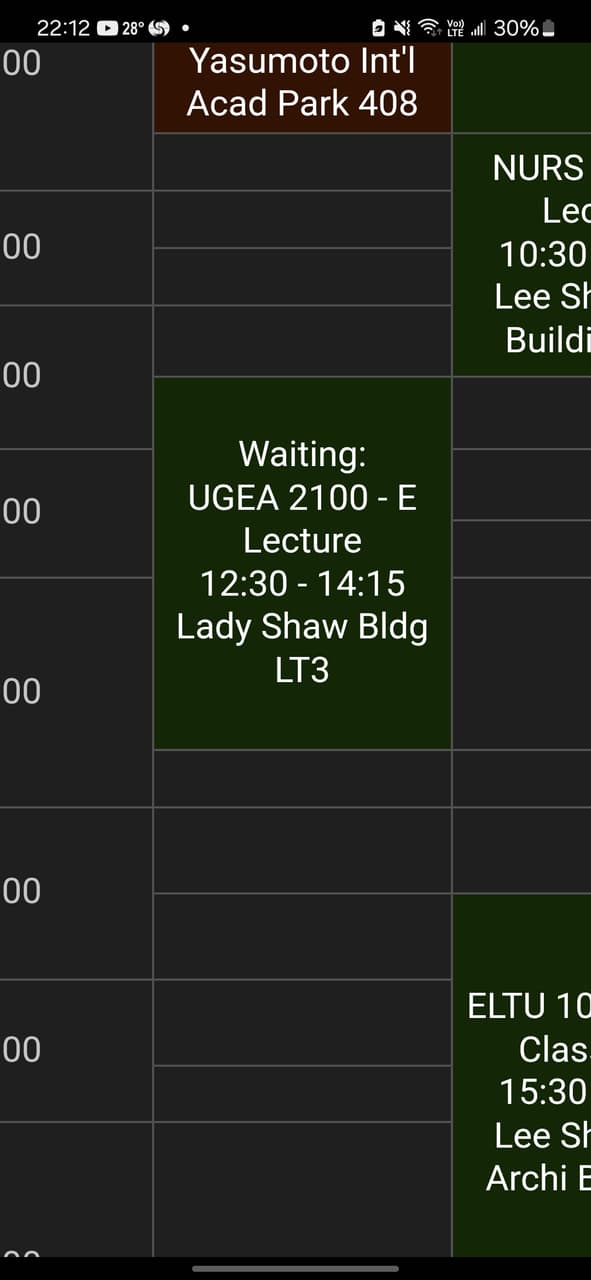 想問一下，如果過咗add drop period,但係冇drop到ugea(waiting list),咁係唔係都唔使上？ - 香港中文大學板 | Dcard