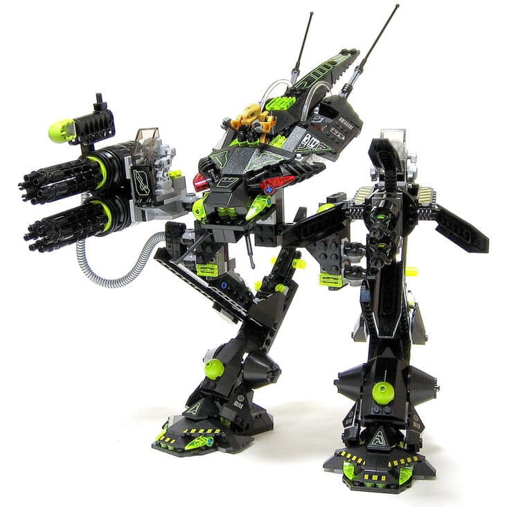 lego 7713 Bridge Walker and White Lightning 其中一款機甲White Lightning - 樂高板 ...