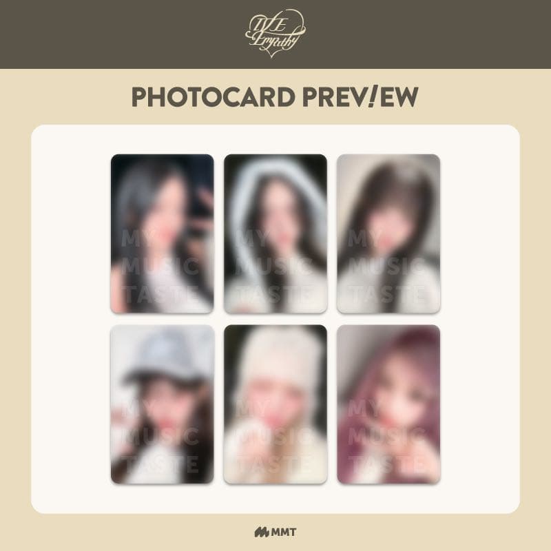 IVE THE 3rd EP 通路特典集中 - B1-12 留言 | Dcard