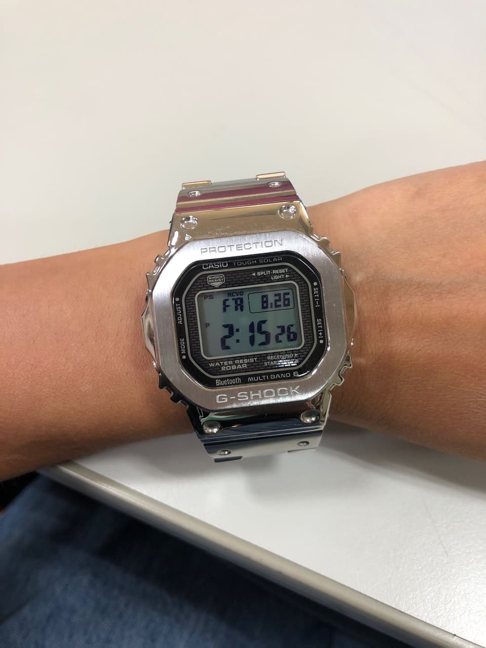 #分享 開箱 G-shock GMW-B5000-1DR 金斧頭 銀斧頭 - 穿搭板 | Dcard