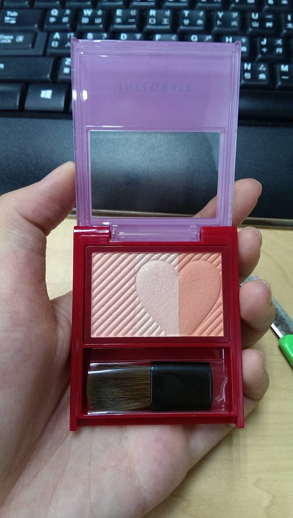 #分享 #INTEGRATE 新品：三分甜微光腮紅RD271 - 美妝板 | Dcard