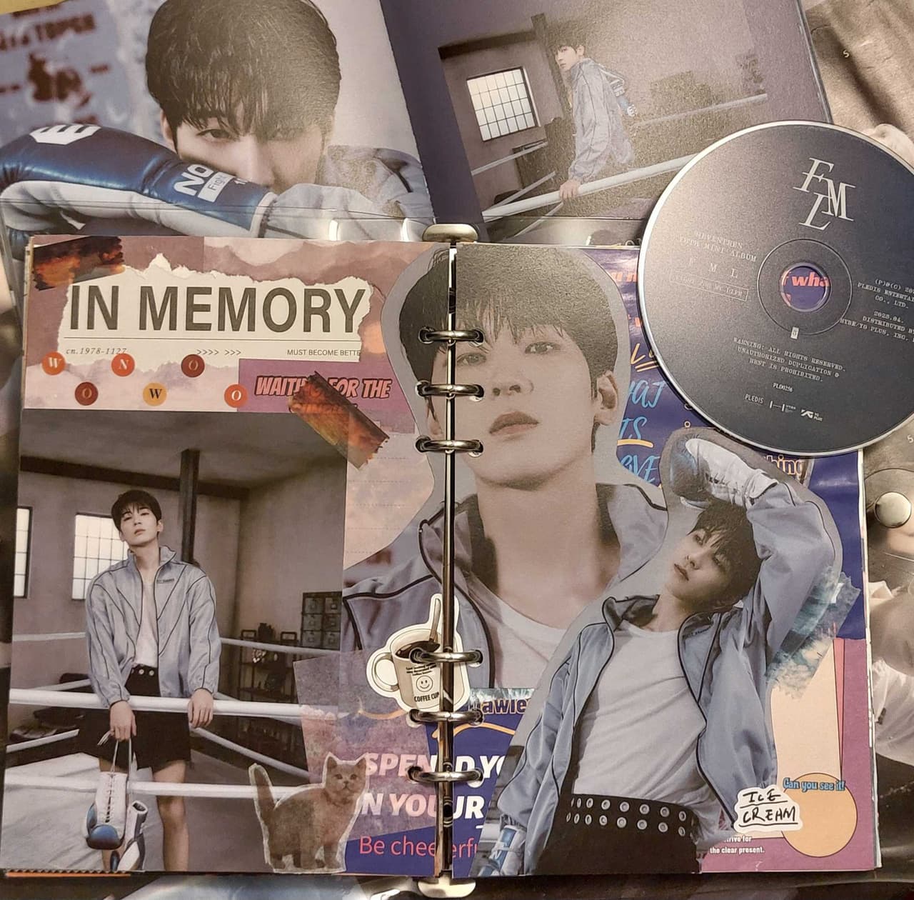 #分享 #分享 用空專製作 seventeen 手帳 👐 Part6 (文長圖多 - SEVENTEEN板 | Dcard