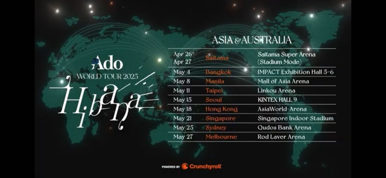Ado 2nd World Tour Hibana 05/11 in Taipei - ADa (@p3606777) | Dcard