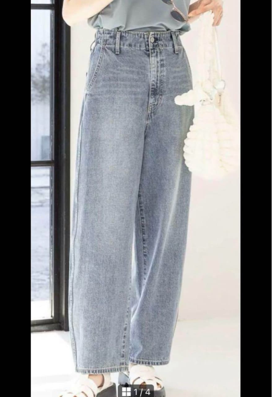 #我要賣 日牌GLOBAL WORK牛仔寬褲 丹寧 - 二手交易板 | Dcard