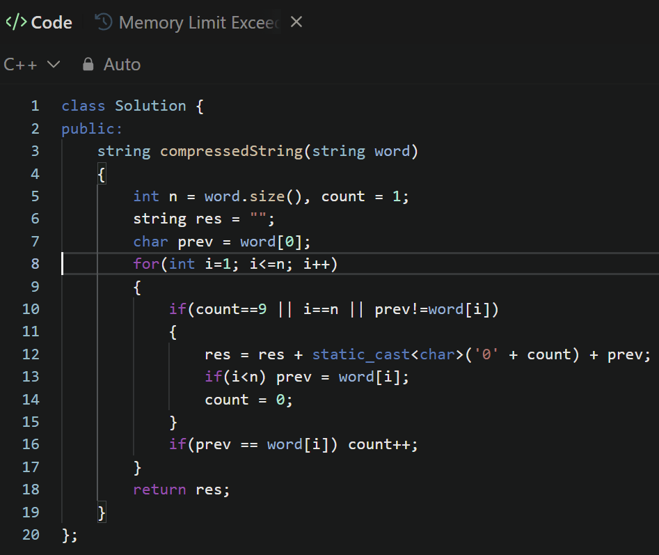 3163. String Compression III 解題紀錄 - 佛朗火箭製造基 (@supersonico) | Dcard