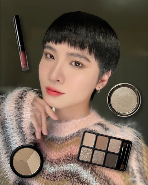 #分享 溫柔迷濛的灰色系眼妝🌫️＋heme近期新品開箱 - 美妝板 | Dcard