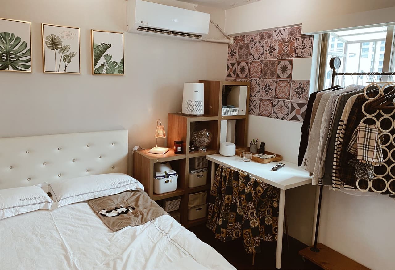 #居家佈置 What’s in my room 小坪數套房布置+清淨機使用心得 - B6 留言 | Dcard