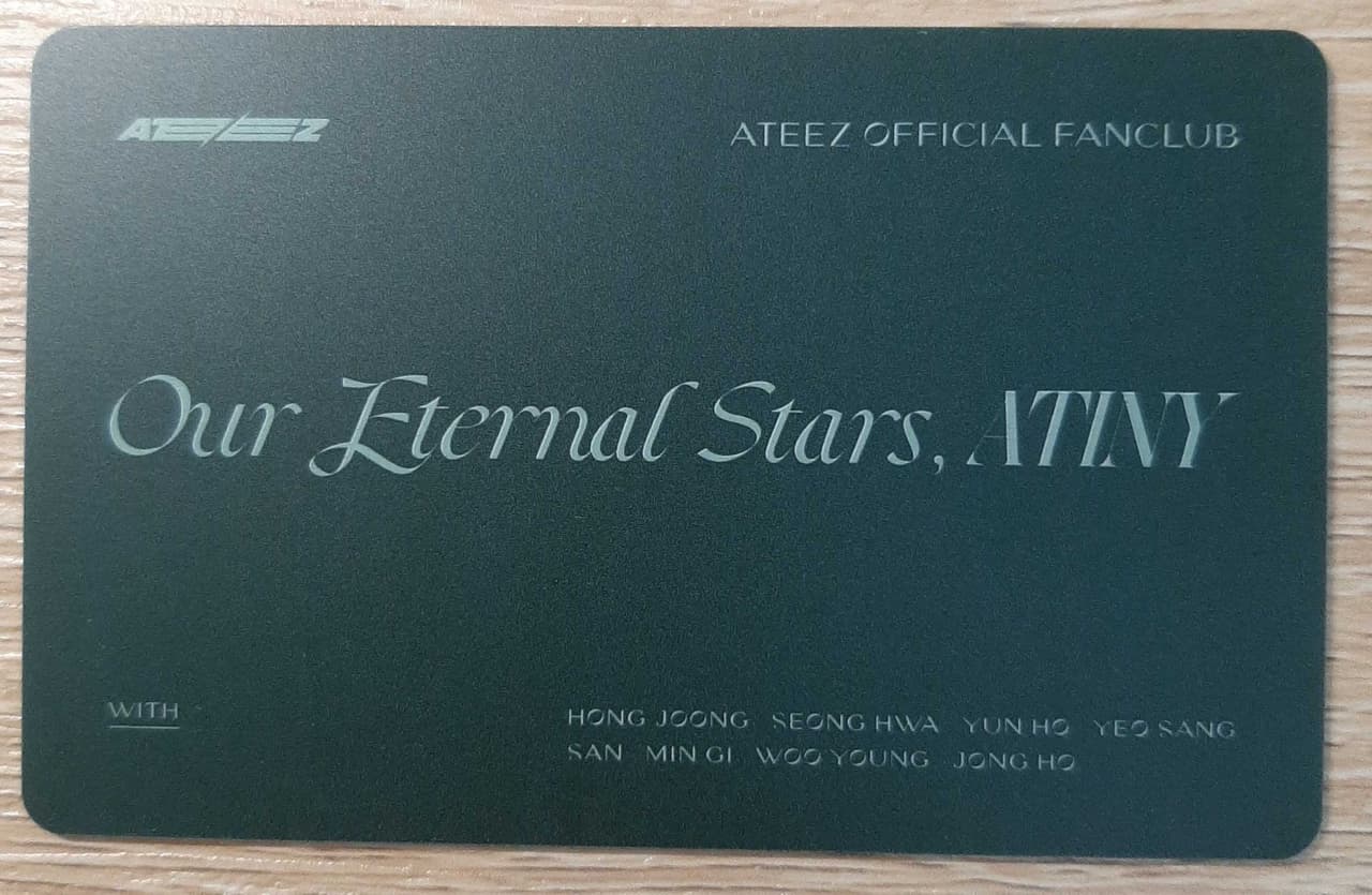 #分享 四期會員禮開箱 - ATEEZ板 | Dcard