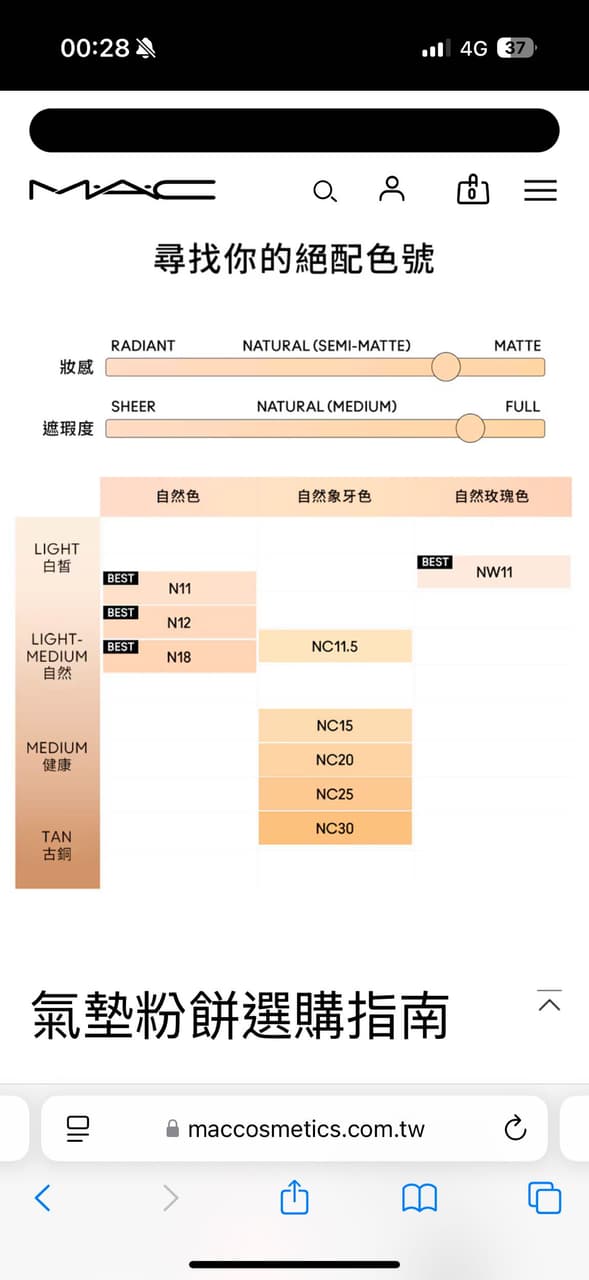 想賣mac氣墊粉餅全新！色號20自然膚色 - 樹德科技大學板 | Dcard