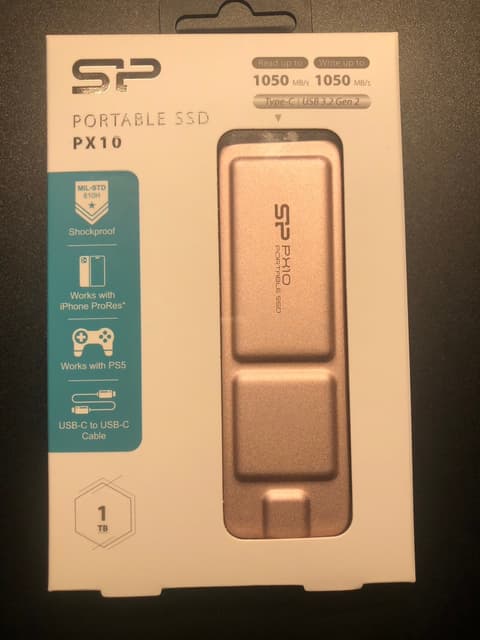 廣穎 silcon power px10 行動SSD簡單開箱測試 - 3C板 | Dcard