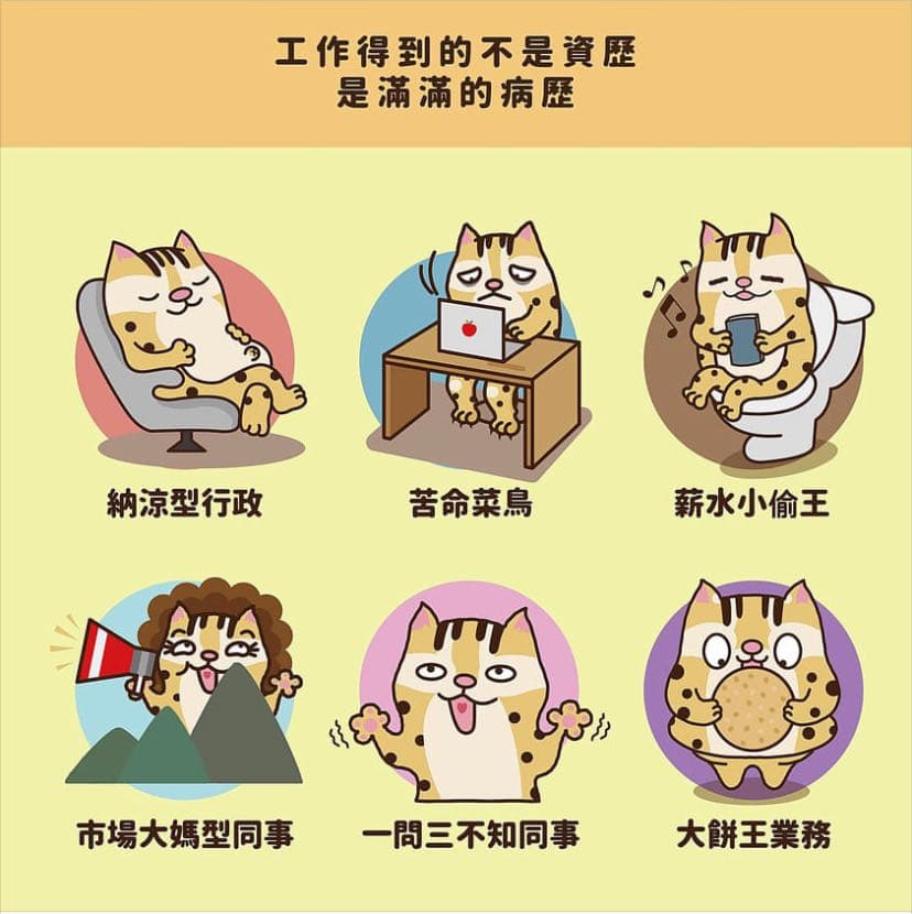閒聊 職場的各類型 工作板 Dcard