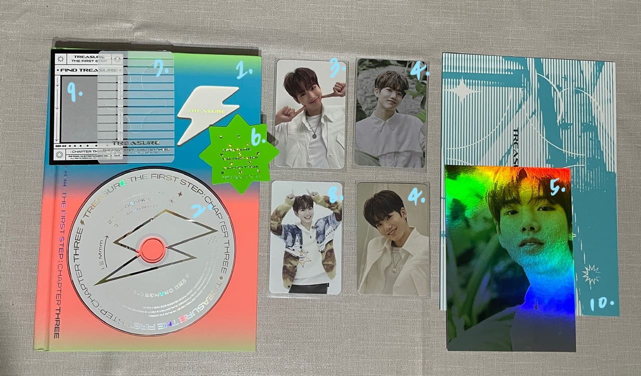 #分享 💎TREASURE《THE FIRST STEP：CHAPTER 1-3》專輯配置&推薦版本 - TREASURE板 | Dcard