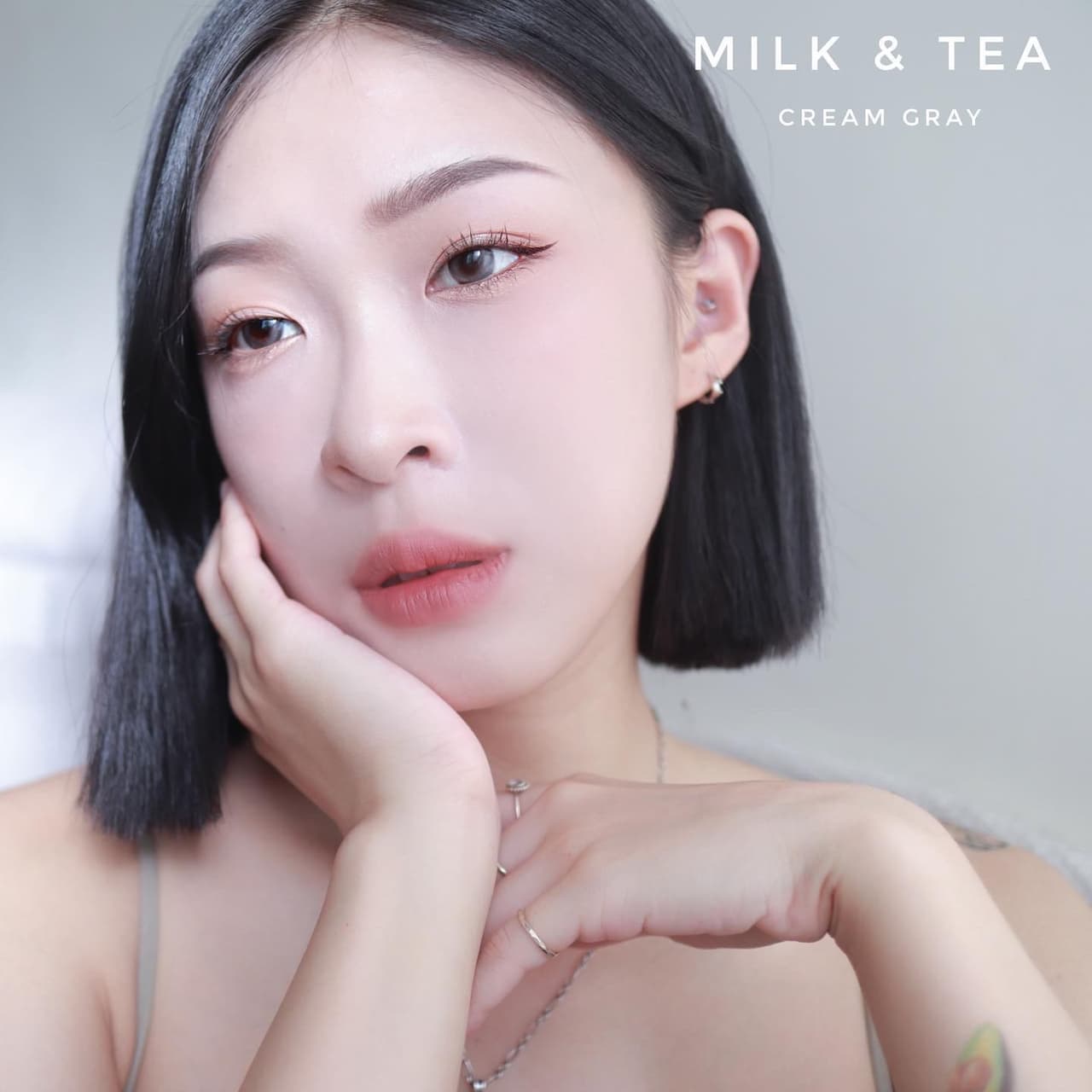 韓國直送chuu Lens空靈狗狗眼新色隱形眼鏡Milk & Tea奶油灰、日拋Cloud Pudding - ianthe.C ...