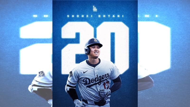 MLB／大谷翔平連3場炸裂！20轟聯盟第1 單月13轟成道奇隊史第3人 - SETN三立新聞網 (@setn54) | Dcard