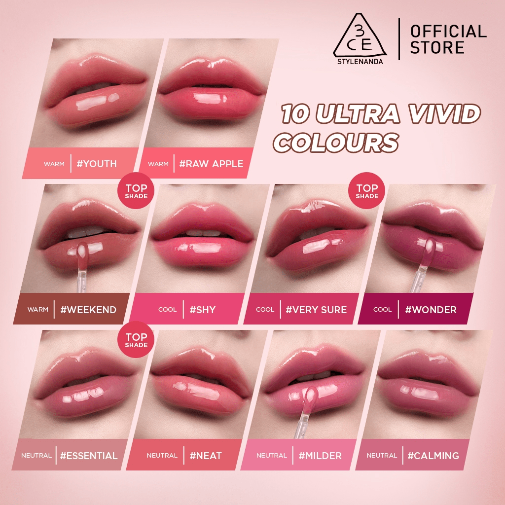 ⏰限時優惠📢韓系彩妝新品💕擦上顯色嘟嘟唇‼️ 3ce 水滴晶亮唇釉 🥰 - 瑪奇瑪奇 (@makemake2023) | Dcard