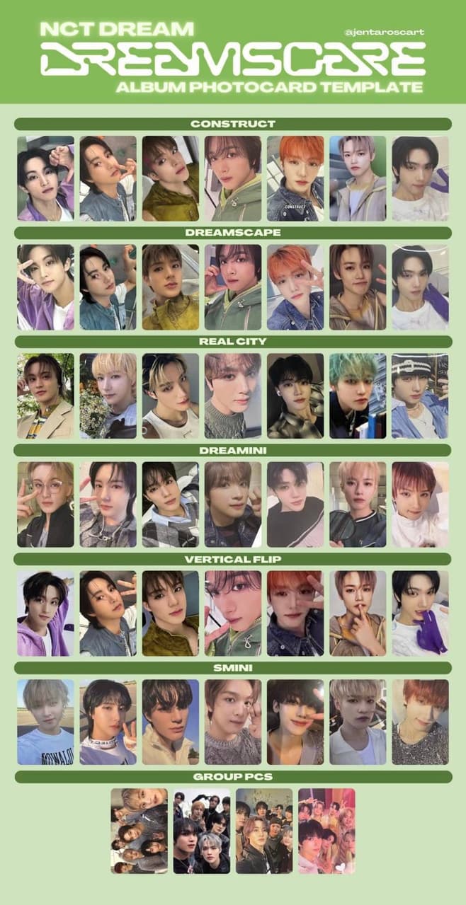 #公告 NCT DREAM《DREAMSCAPE》小卡集中交換區 - NCT板 | Dcard