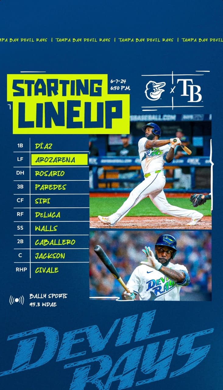 #賽事討論 2024/6/8 MLB 例行賽 / 金鶯 VS. 光芒 / C.Irvin VS. A.Civale 賽事討論區 - MLB板 | Dcard