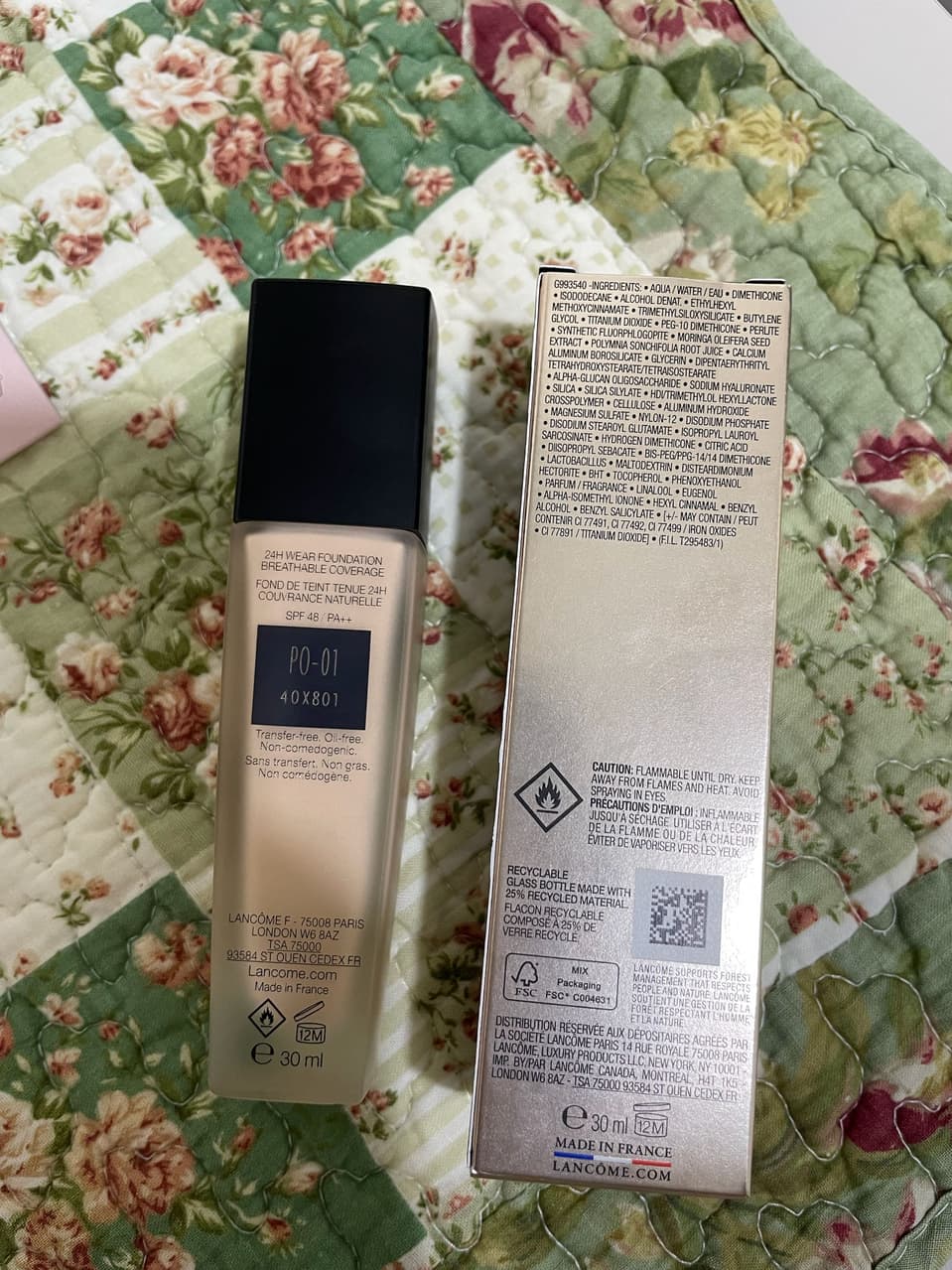 #我要賣 已售出 蘭蔻零粉感超持久粉底PO-01 SPF 48/ PA++ 新版全新 - 二手交易板 | Dcard